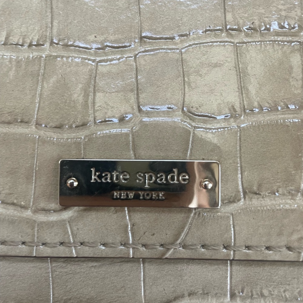 Kate Spade Crocodile Embossed Scout Purse - Gem